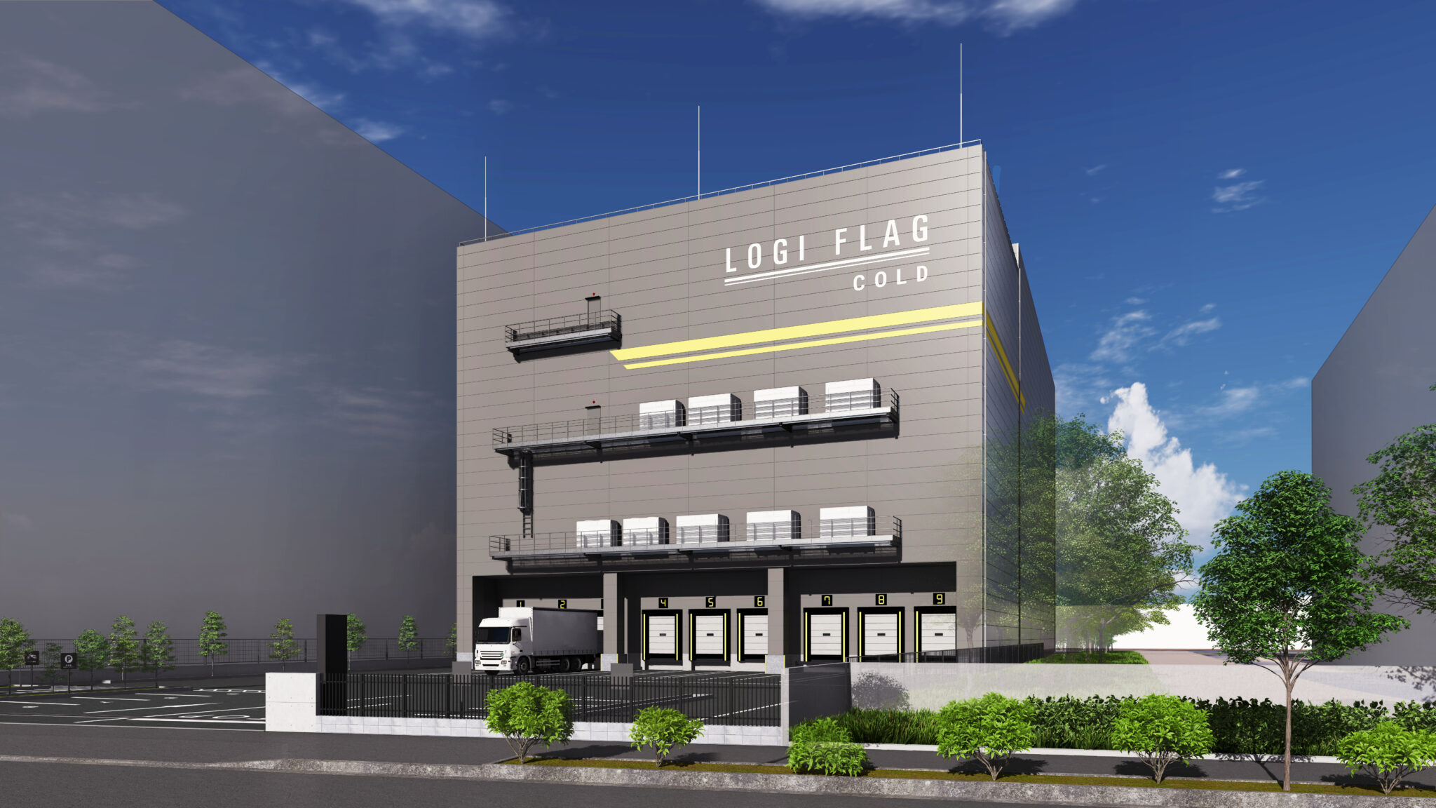 LOGI FLAG COLD 厚木 I | 冷凍・冷蔵・3温度帯の次世代型物流施設