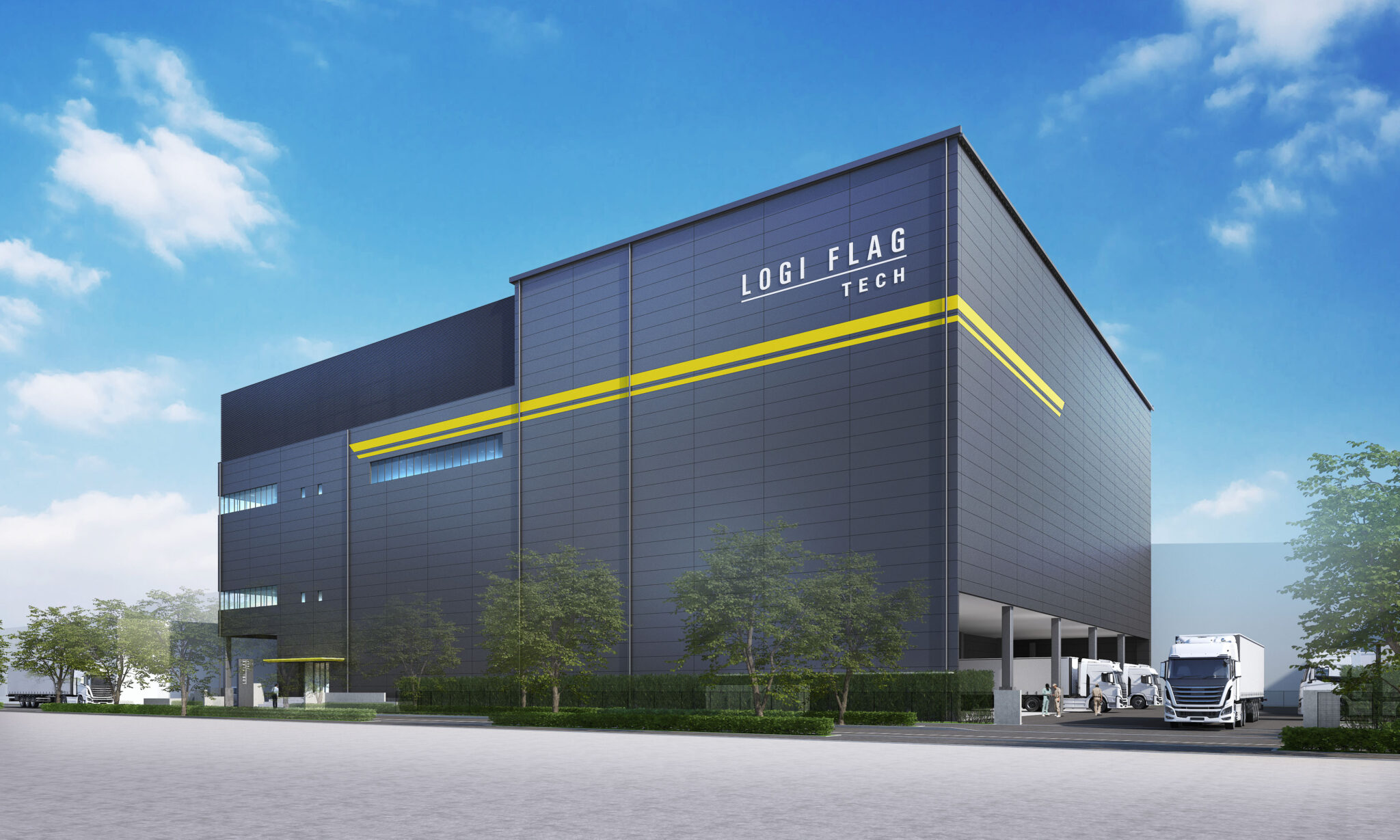 LOGI FLAG | 冷凍・冷蔵・3温度帯の次世代型物流施設